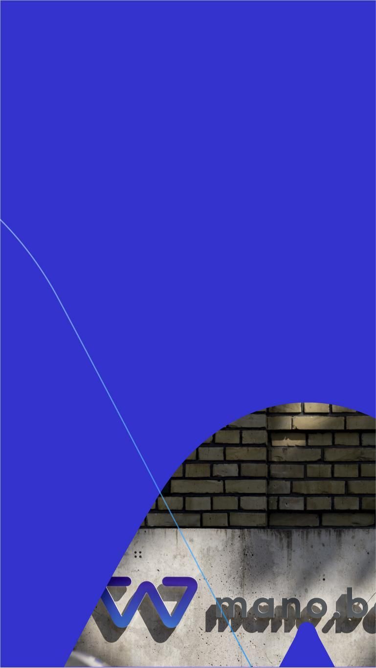 About us | Accounts, payments and financing | Mano Bank